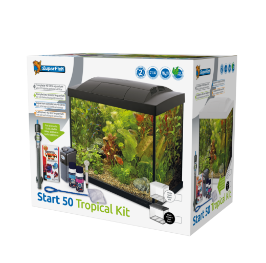 Superfish Start 50 Tropical Aquarium Kit - White - Maidenhead Aquatics