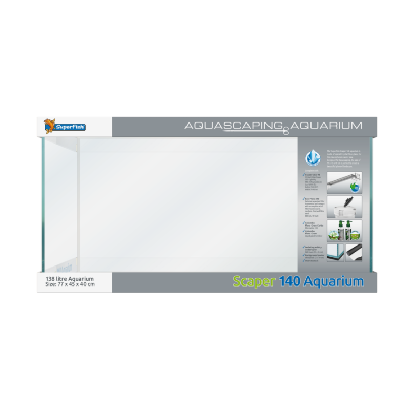 Superfish Scaper 140 Litre Aquarium Set