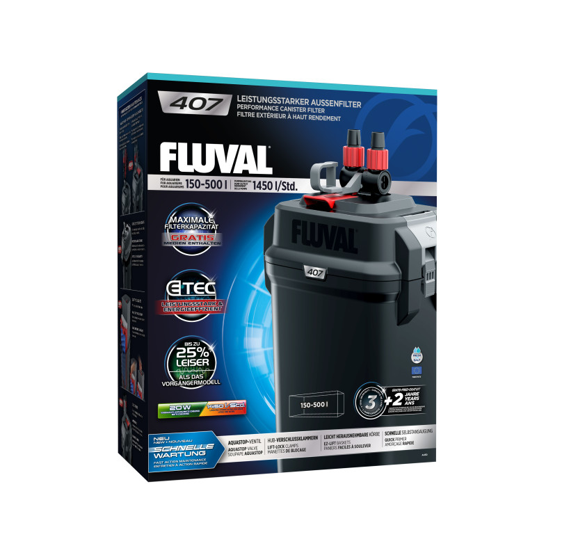 Fluval 407 External Canister Filter - Maidenhead Aquatics